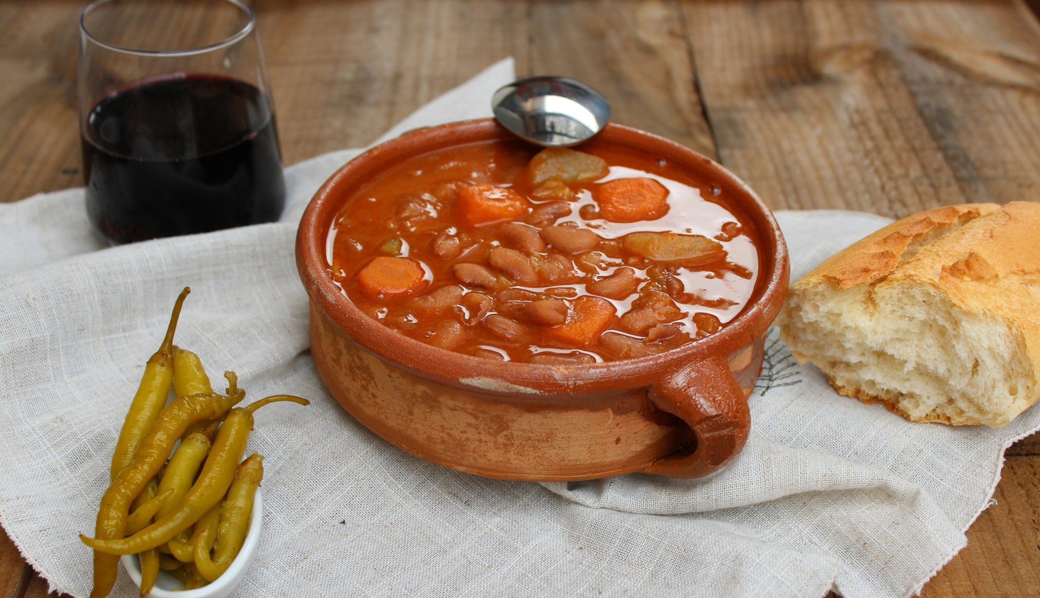 Alubias con verduras, una receta sana y muy rica