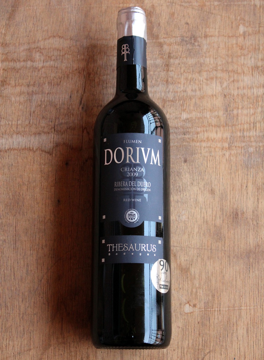 Dorium Crianza 2009, un vino excepcional