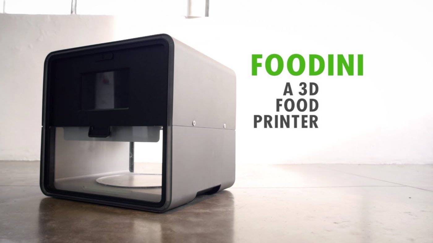 Foodini, la primera impresora de comida 3D es española