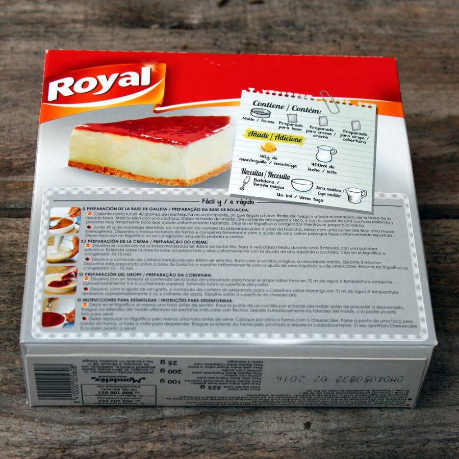 Cheese Cake de Royal, "La mejor tarta de queso"