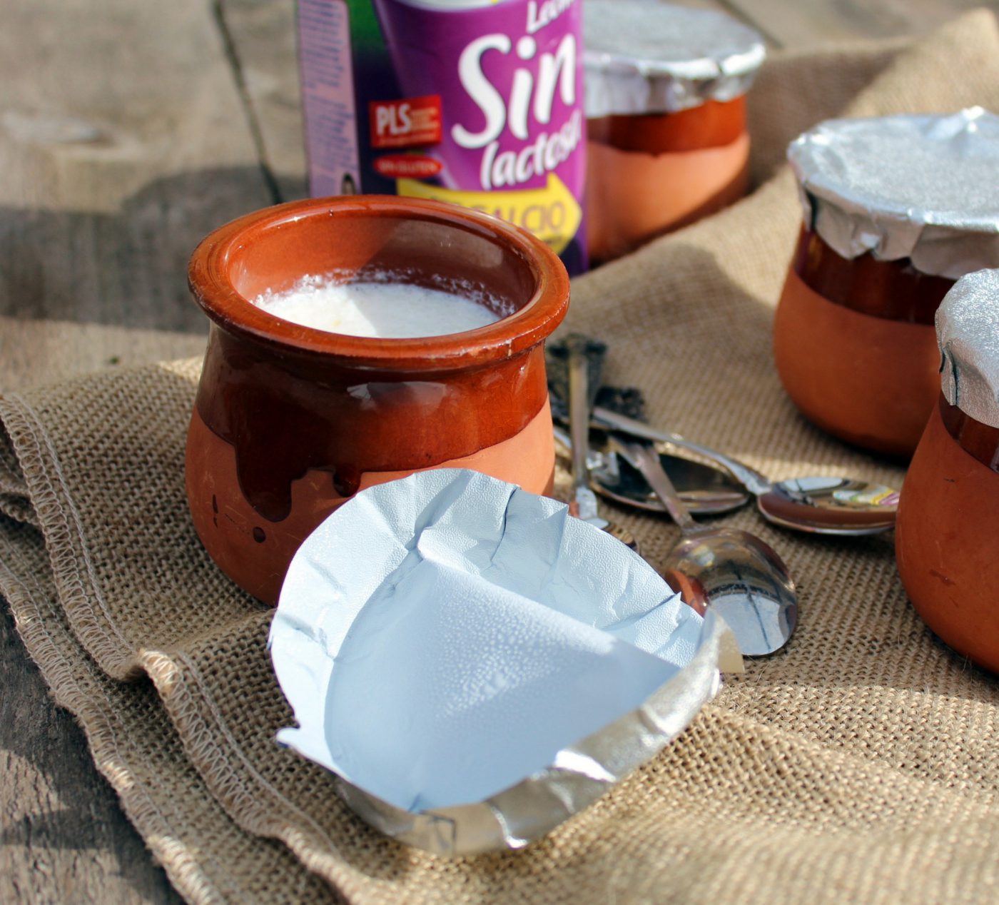 Como hacer yogures caseros sin lactosa, receta fácil